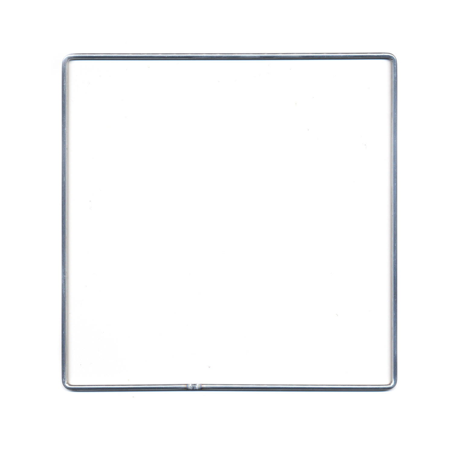 Vierkant metaal 25 cm 5 stuks - Hobbydoos.nl