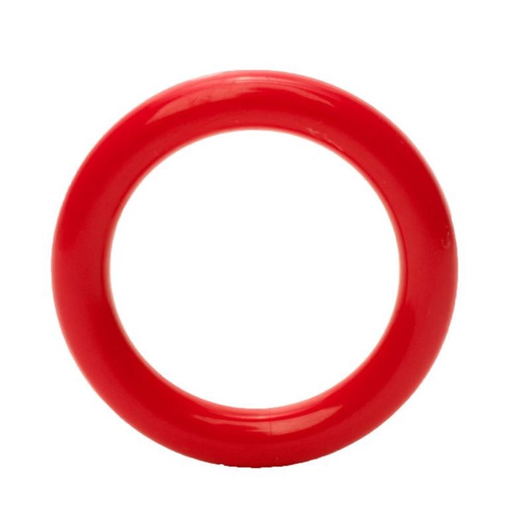 Ring plastic 40 mm - 722 rood 5 stuks - Hobbydoos.nl